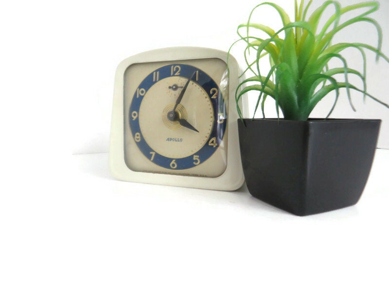Vintage Apollo Alarm Clock by the Lux Clock Mfg. Co. Inc. Old Windup ...