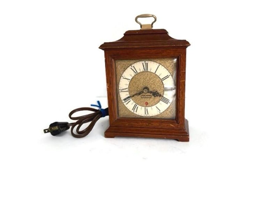 Vintage Seth Thomas Buckingham Clock E018 Working Electric Shelf Clock ...