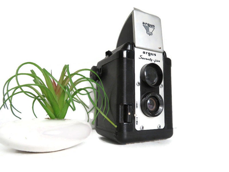 Vintage Argus Camera, Old Argus Seventy-five Camera, Black Bakelite Art ...