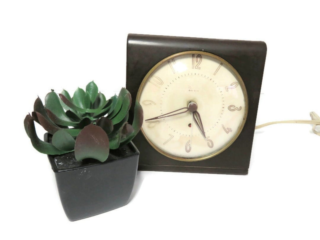 Vintage Westclox Big Ben Clock Old Square Model S6-D Electric Table ...