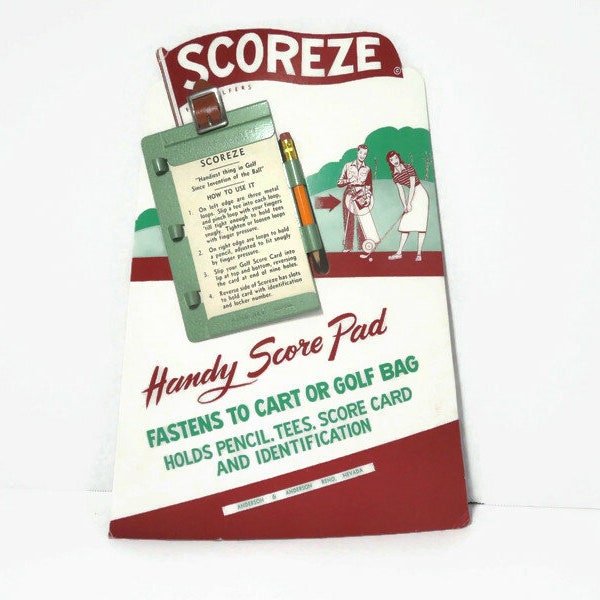 Score Pad - Etsy