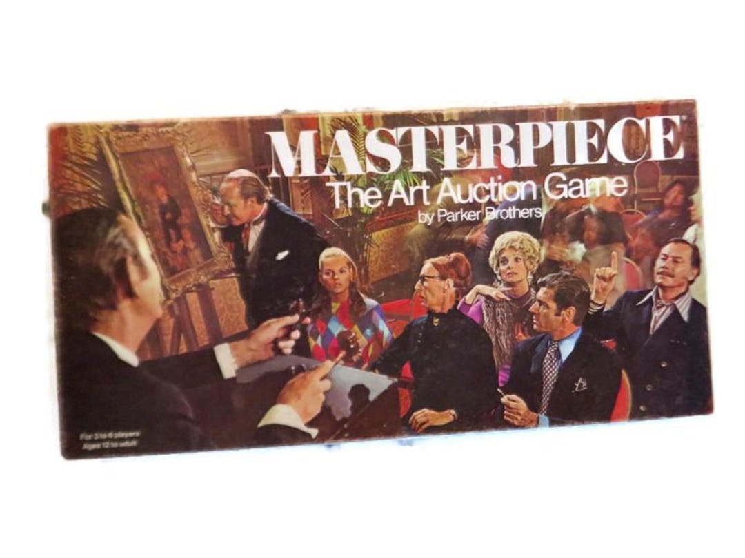 Vintage 'masterpiece" the Art Auction Game by Parker Brothers 1970 ...