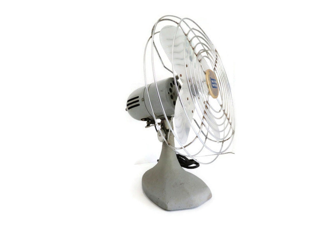 Vintage Oscillating Fan | Retro Manning Bowman Model No. 52 Fan | Old ...