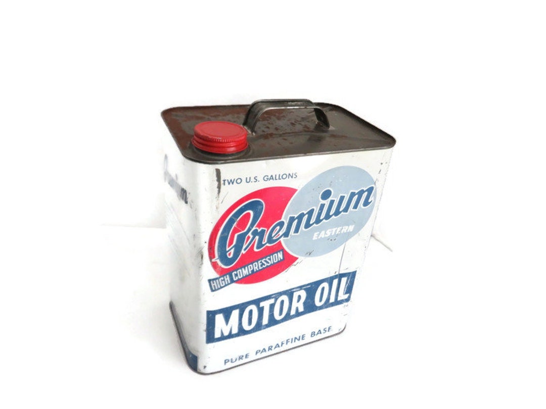 Vintage "premium" Motor Oil Can Tri-state Petroleum Co. Philadelphia ...