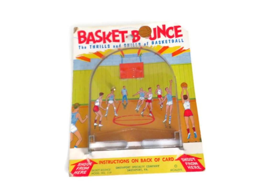 Vintage 1976 Basket-bounce Model No. 119 Handheld Game - the Thrills ...