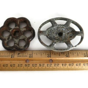 Five Industrial Salvage Faucet Handles. 5 Valve Turn Knobs. Water ...