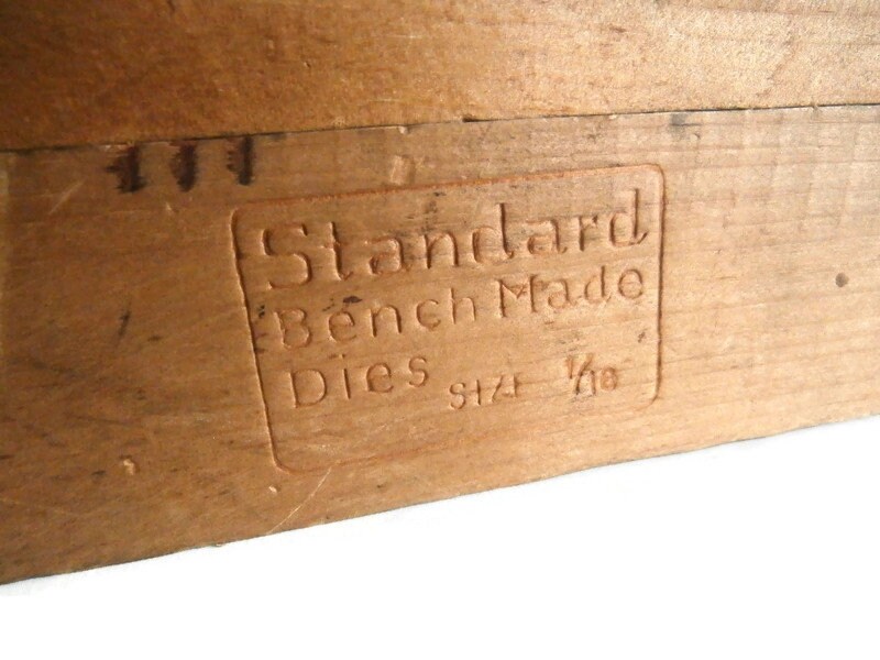 Vintage Standard Bench Made Dies Steel Letter Stamps| 1/16" Punches in ...