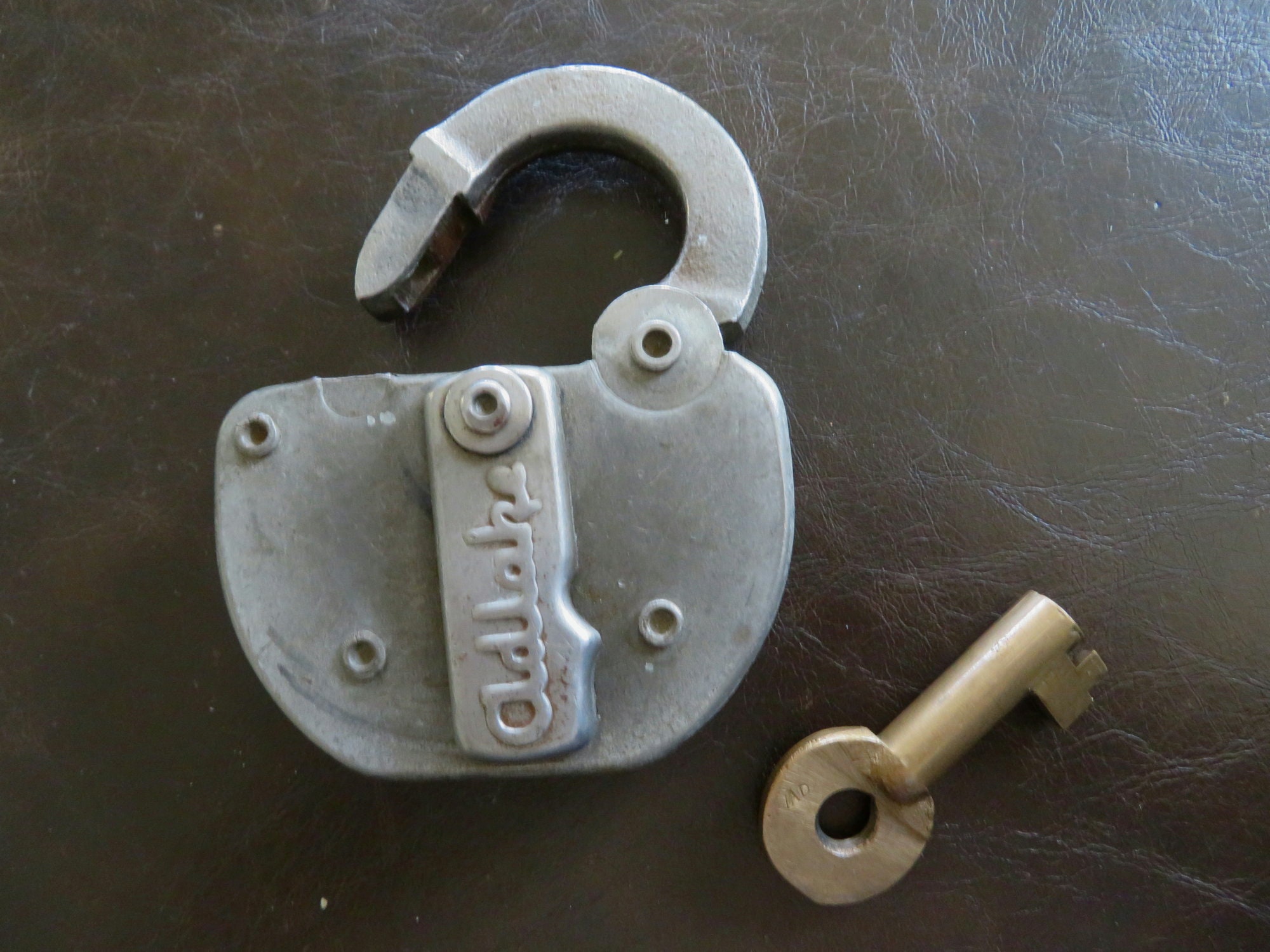 Vintage SP&S adlake Lock With Brass Key 1960 Spokane, Portland and ...