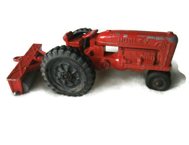 Vintage Hubley Toy Tractor W/disc 1950's Hubley Kiddie Toy Old Play ...