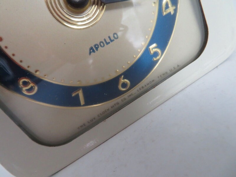 Vintage Apollo Alarm Clock by the Lux Clock Mfg. Co. Inc. Old - Etsy
