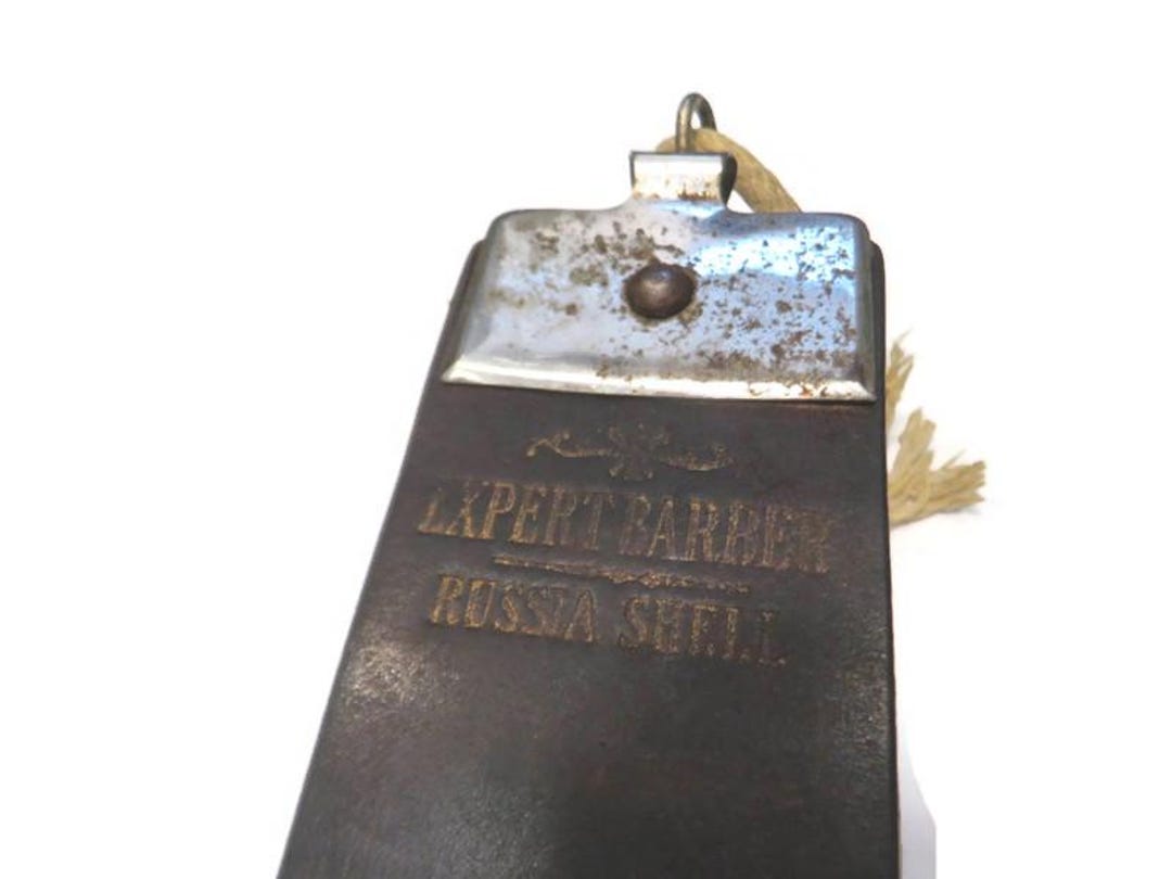 Vintage Razor Strop Strap Expert Barber Russia Shell Grillo's Supply ...