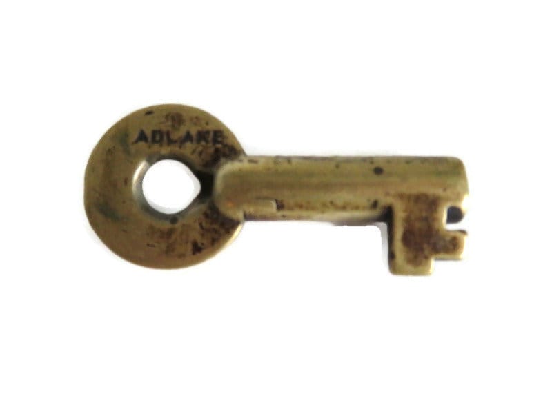 Vintage Brass Adlake Rail Road Key SP&S Spokane, Portland and Seattle ...