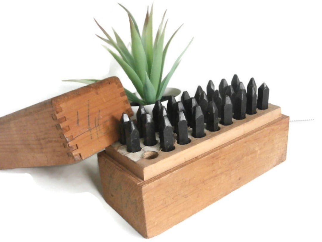 Vintage Standard Bench Made Dies Steel Letter Stamps| 1/16" Punches in ...