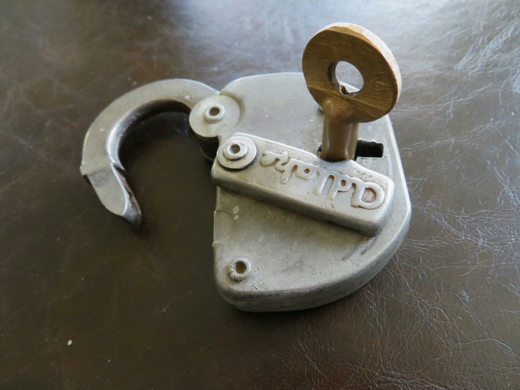 Vintage SP&S adlake Lock With Brass Key 1960 Spokane, Portland and ...