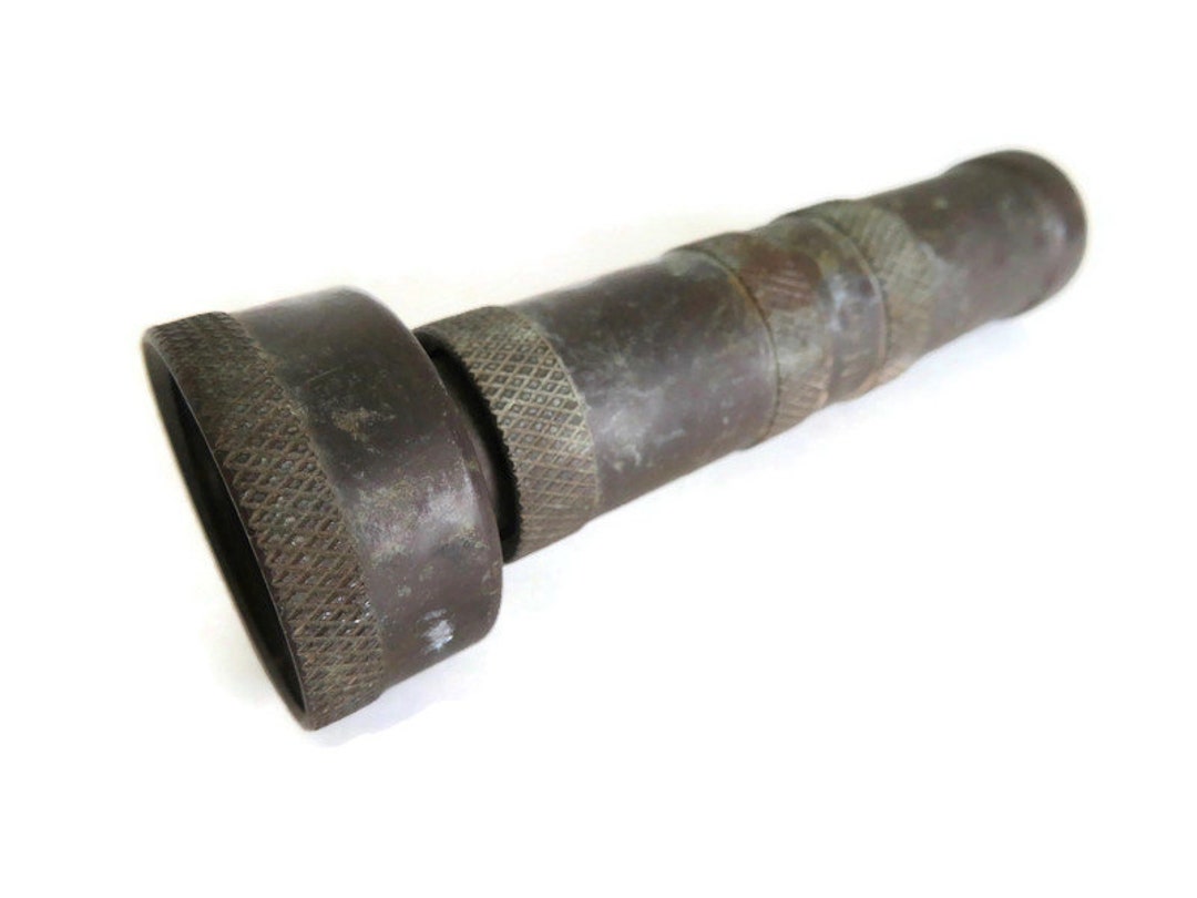 Vintage NELSON Brass Nozzle Old Hose Spray Nozzle Made in USA Old Water ...