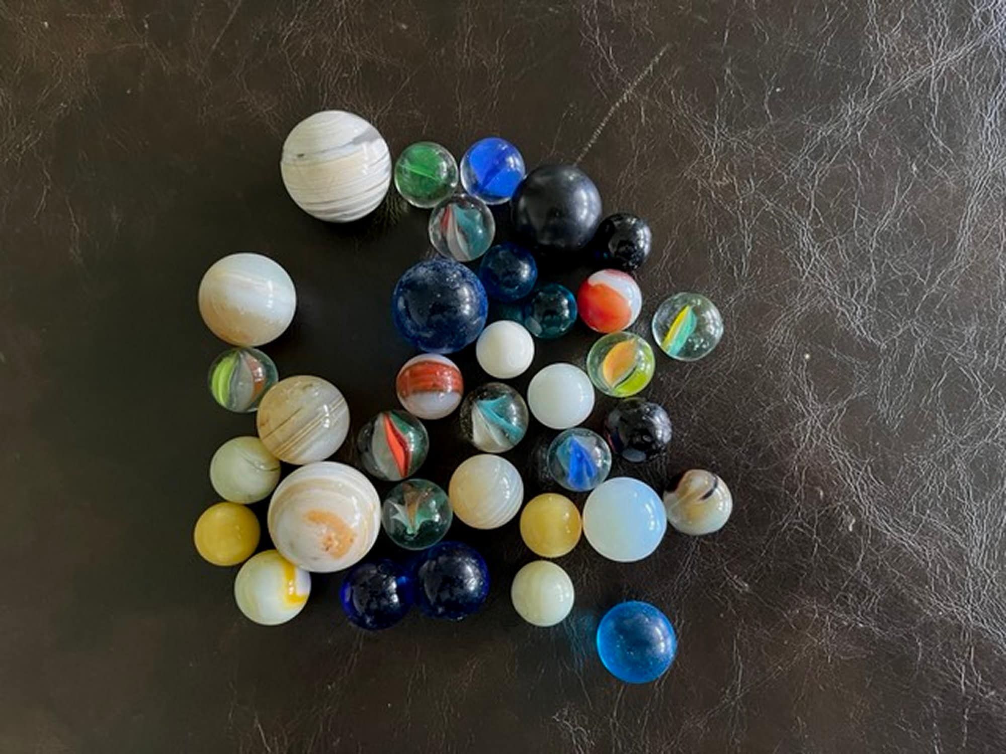 Vintage 35 Marbles Estate Finds Marble Assortment 35 Collectible ...