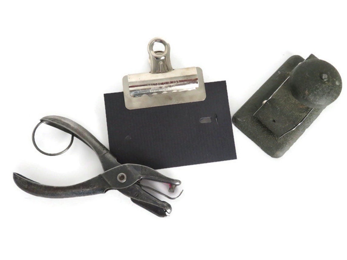Vintage Office Small Industrial Tools Chadwick Hole Punch - Etsy