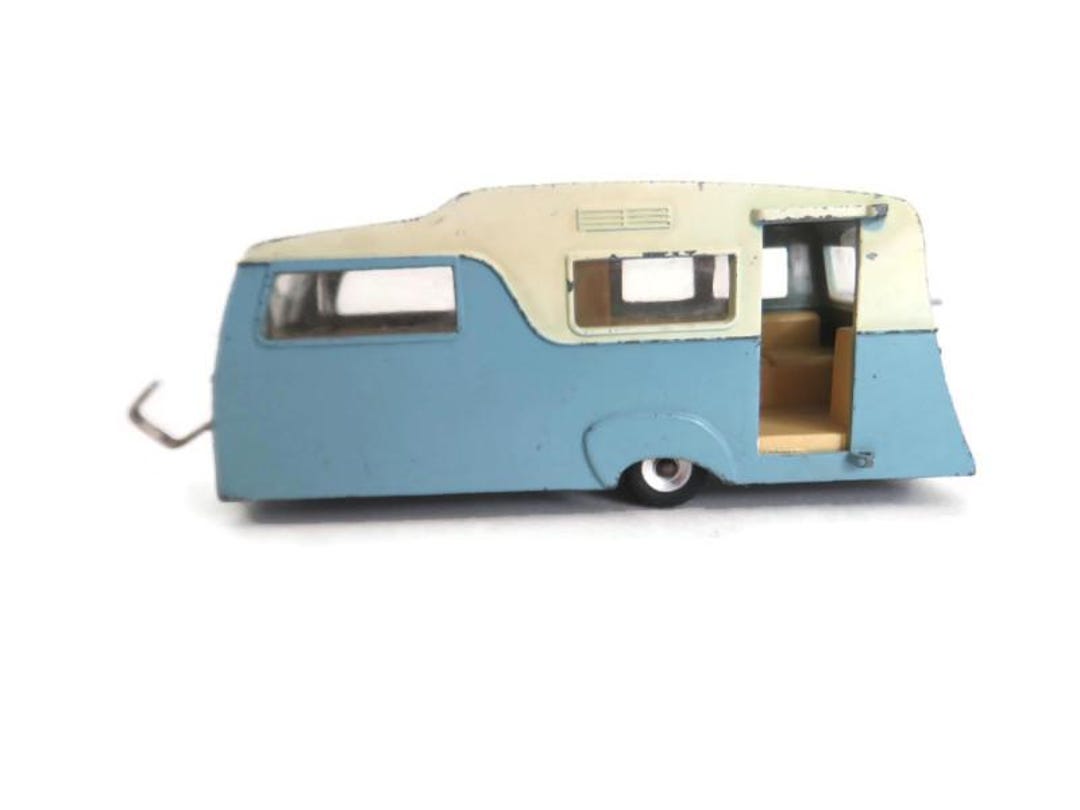 Vintage Dinky Toys Caravan, Light Blue Camper Trailer, Meccano Ltd. - Etsy