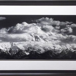 Ansel Adams "mount Mckinley Range" NEWLY CUSTOM FRAMED Lithograph - Etsy