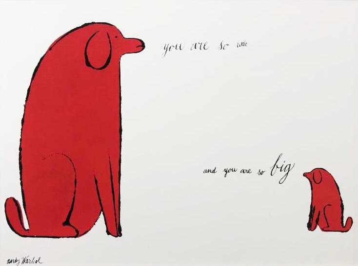 Andy Warhol "you Are so Little" 1958 CUSTOM FRAMED Pop Art - Etsy