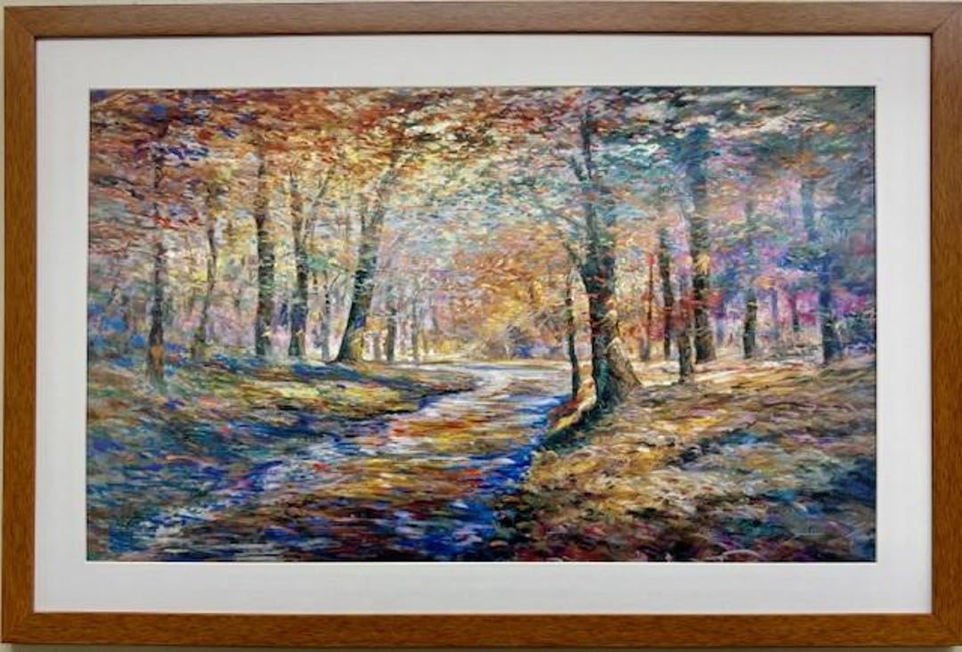 Michael Schofield "woodland Hideaway" Hand Signed Offset Litho Framed Art NEW - Etsy