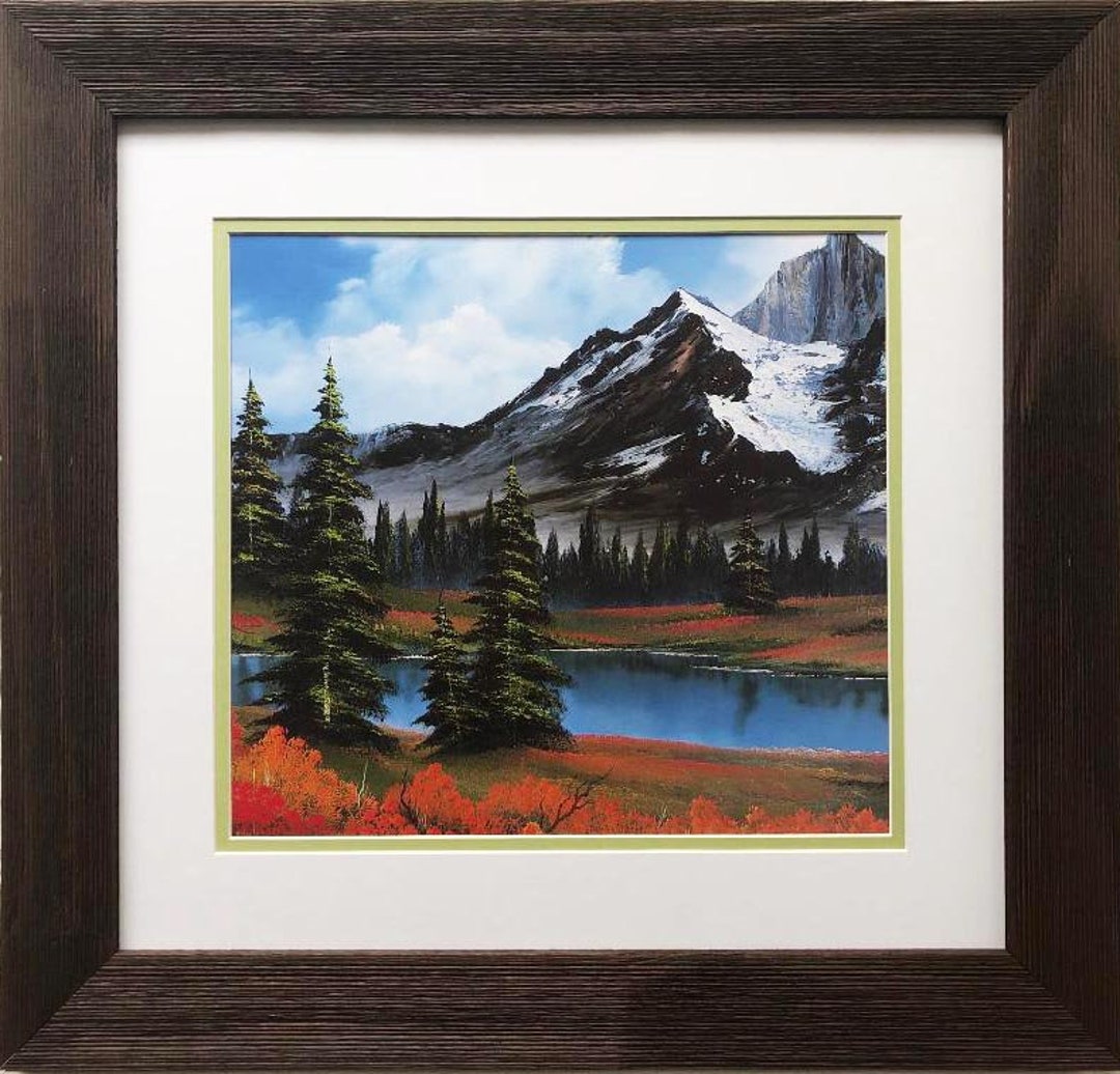 Bob Ross "blooming Spring" CUSTOM FRAMED ART - Etsy