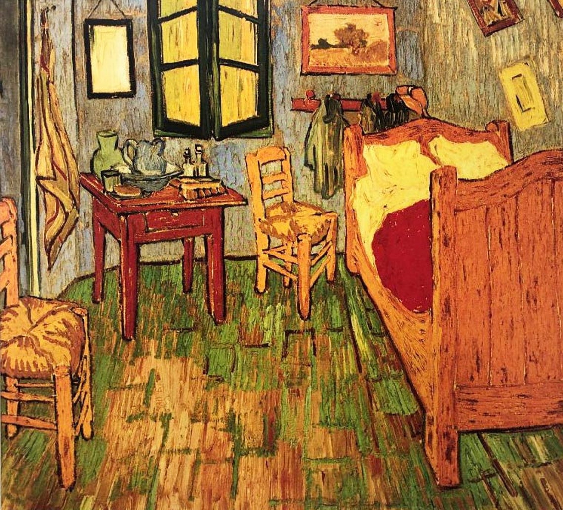 Vincent Van Gogh the Bedroom CUSTOM FRAMED ART - Etsy