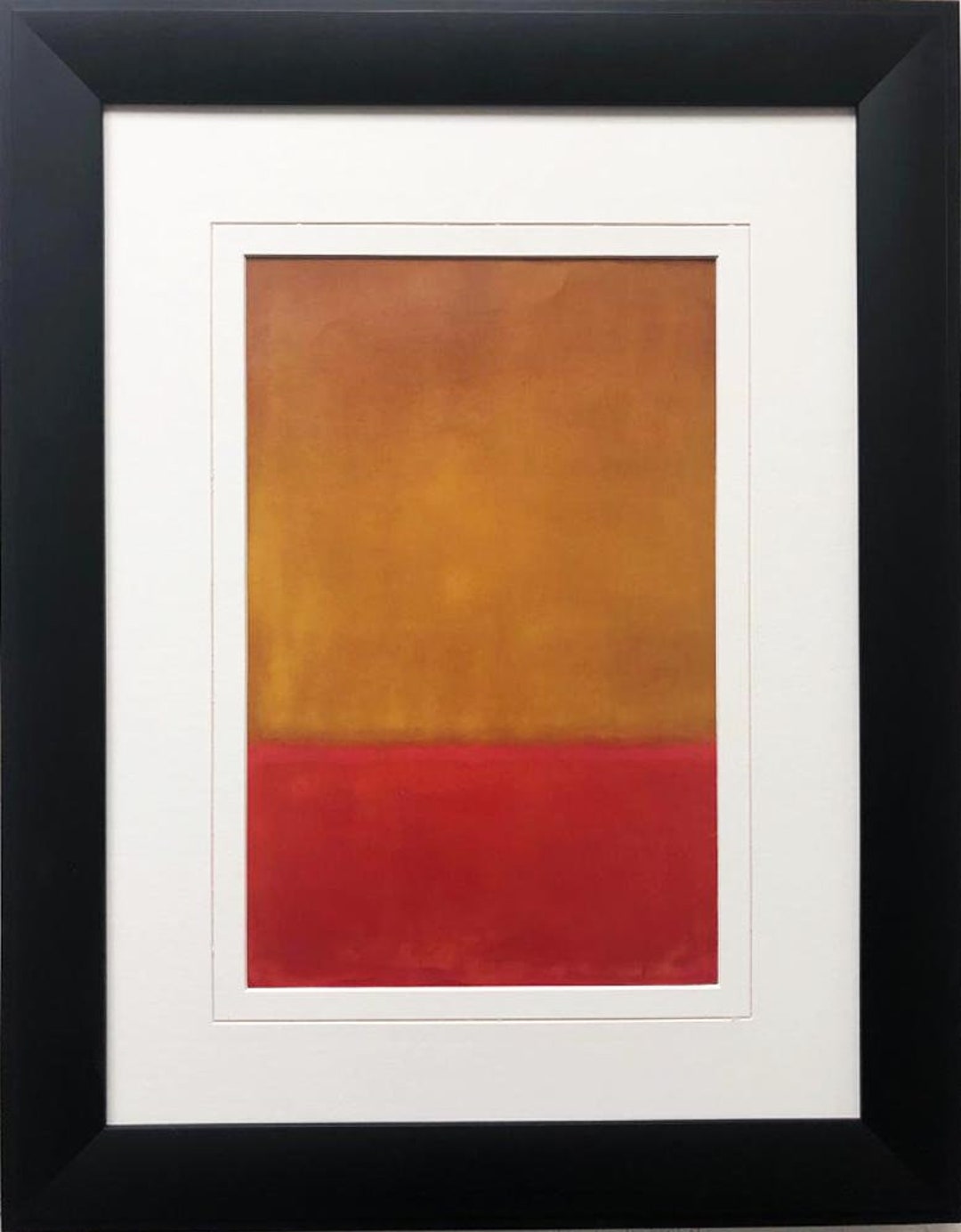 Mark Rothko "ochre and Red on Red" 1954 FRAMED Art - Etsy