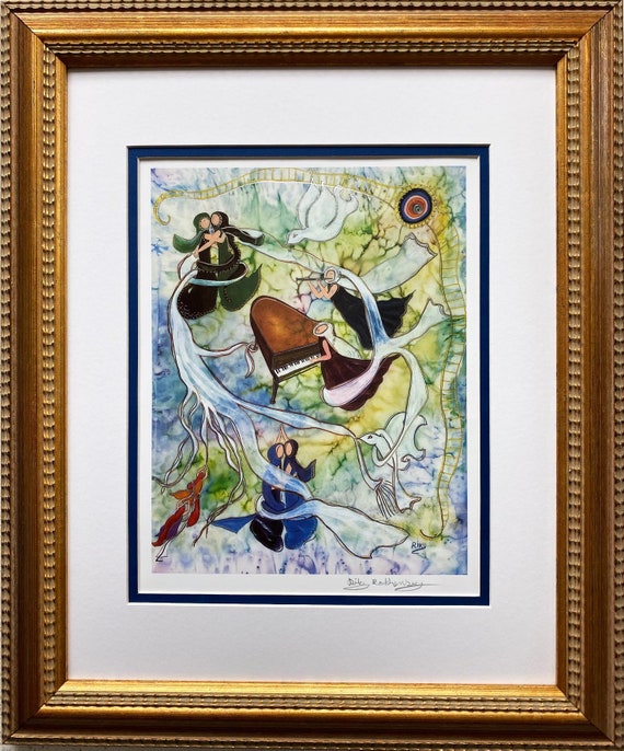 Rothenberg Psalm of David FRAMED Signed Art | Etsy