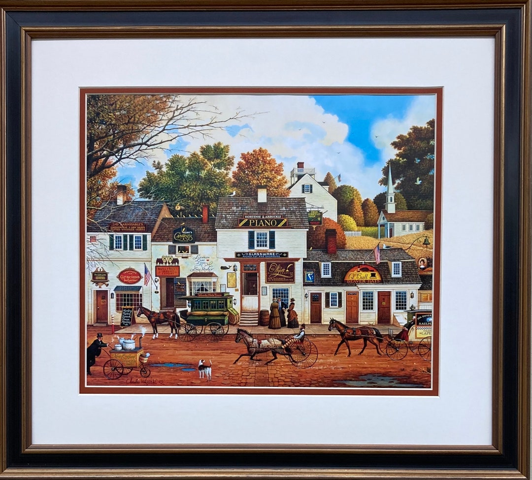 Charles Wysocki "old Cape Cod" New FRAMED Art Americana Rural - Etsy