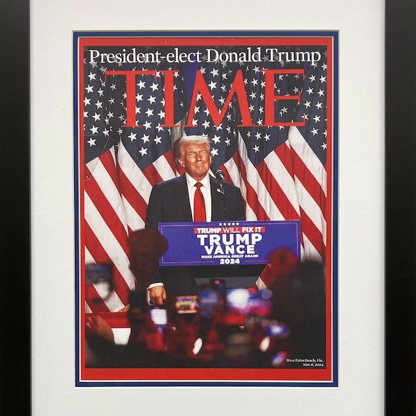 Time Donald Trump Cover - Etsy