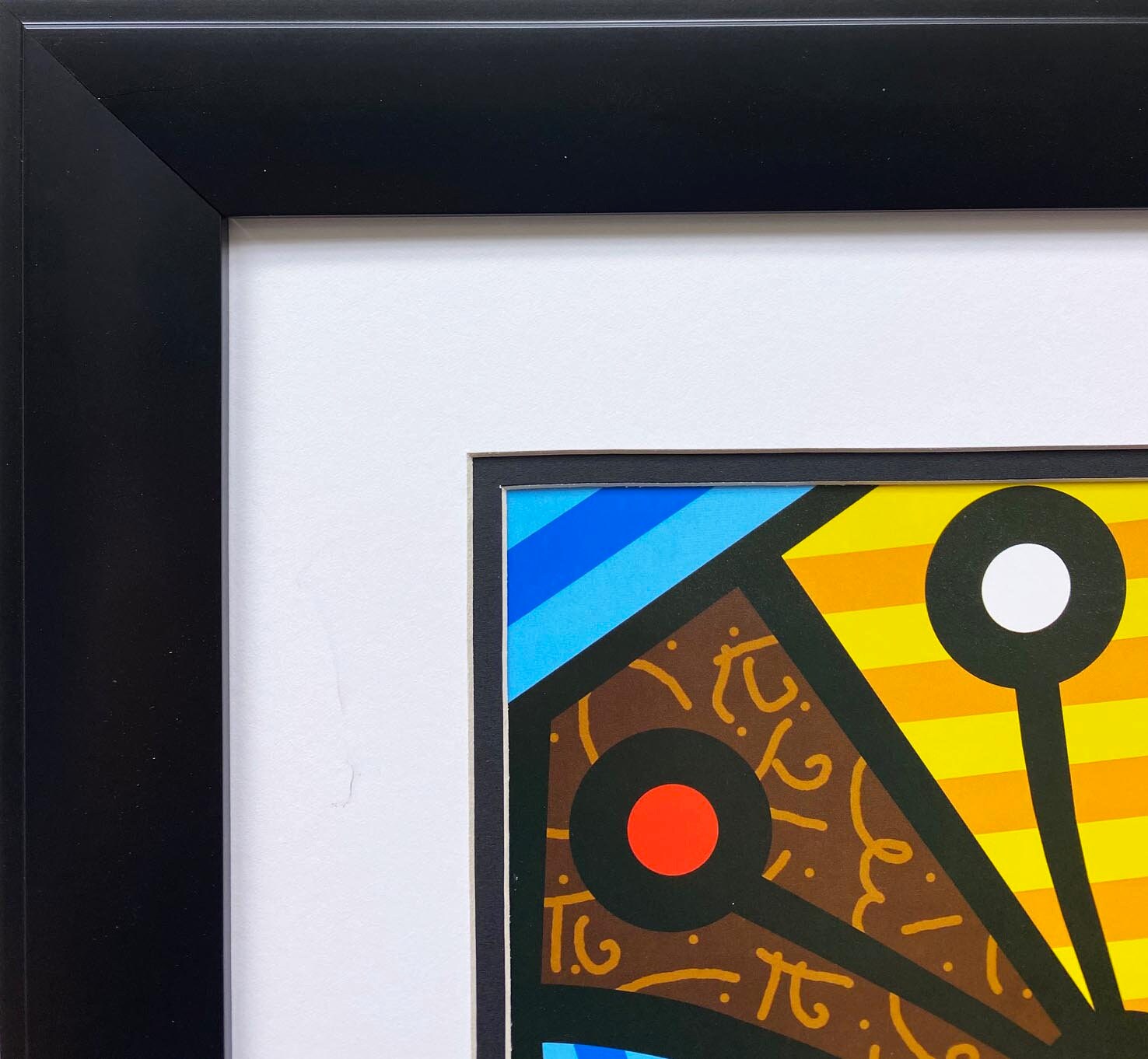 Romero Britto butterfly NEWLY CUSTOM FRAMED Art - Etsy UK