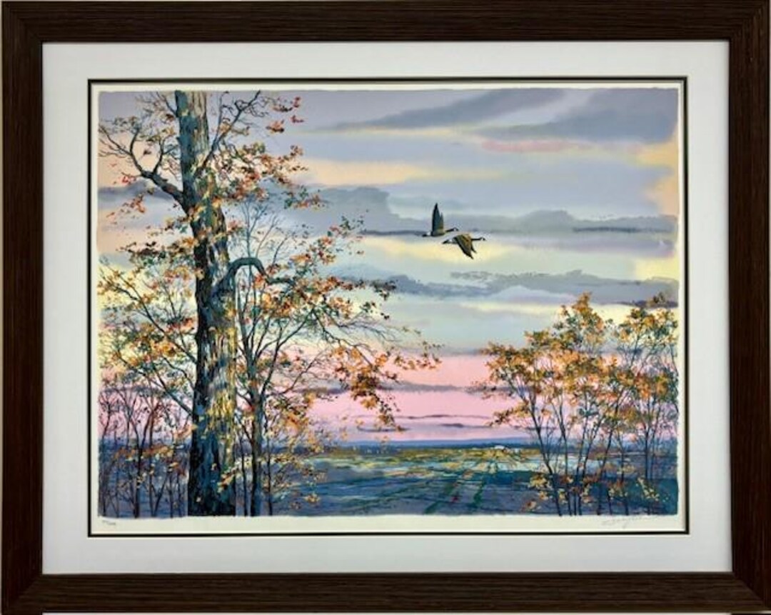 Michael Schofield "twilight" Hand Signed Limited Ed. Serigraph Framed Art NEW - Etsy