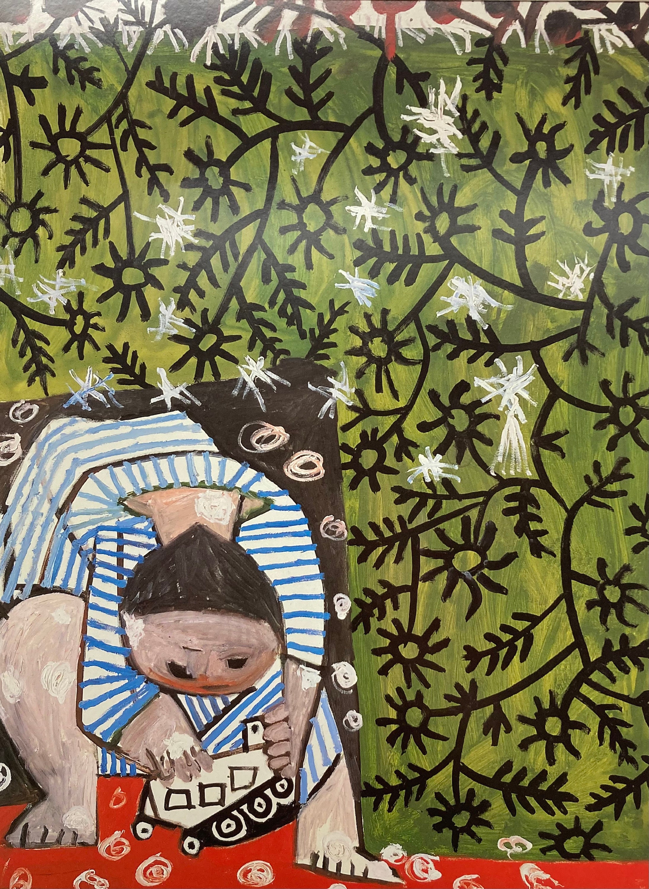 Pablo Picasso child Playing With a Toy Truck '53 FRAMED Art Print ...