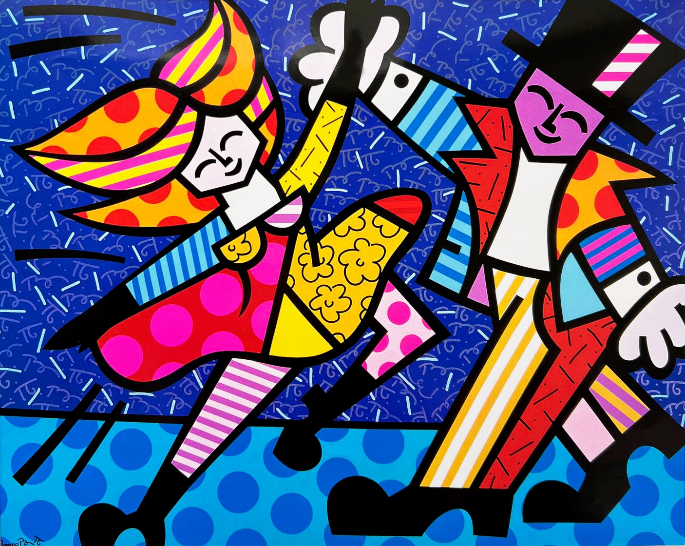 Romero Britto "electric" Newly Custom FRAMED Pop ART PRINT - Etsy