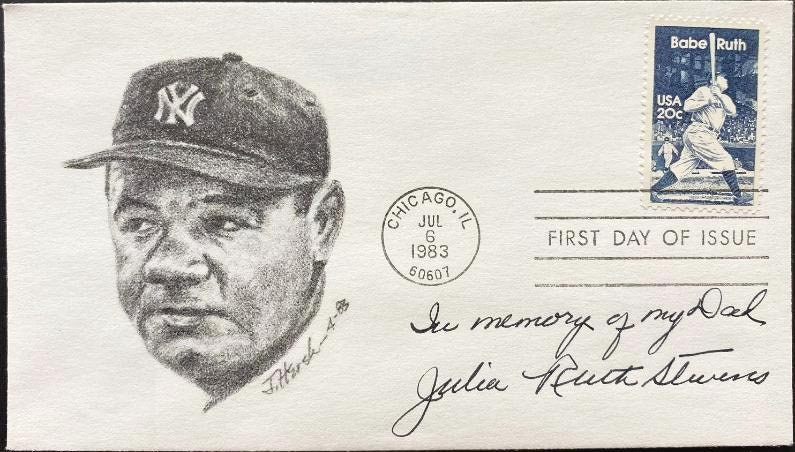 Limited Edition babe Ruth First Day Issue Stamp - Etsy