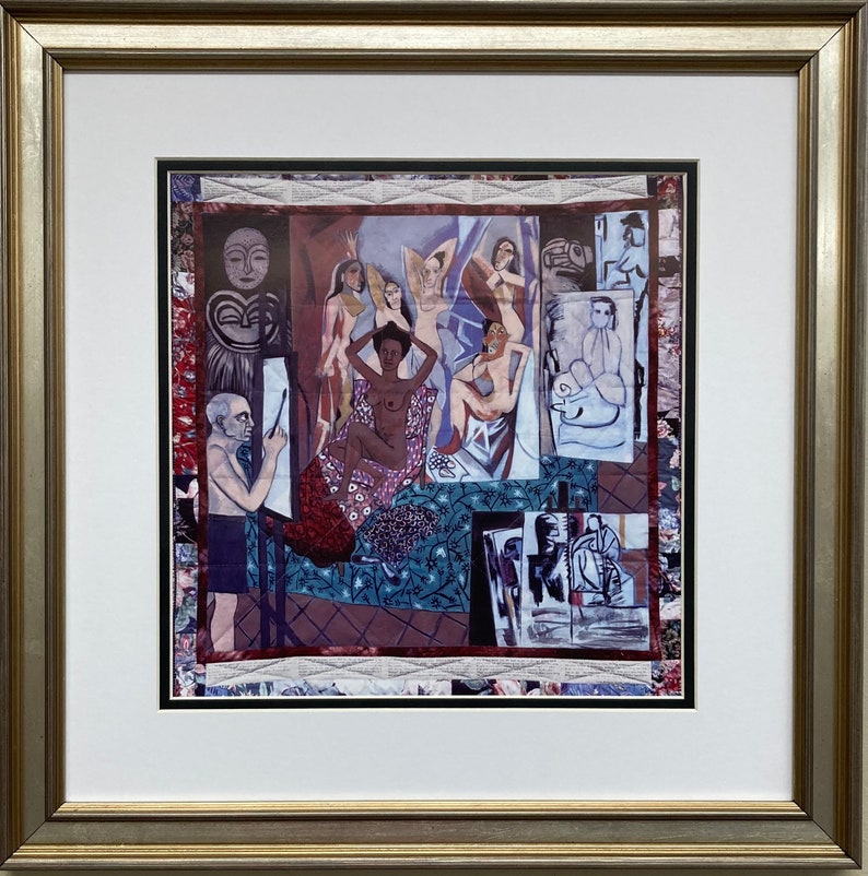 Faith Ringgold "picasso's Studio 1991" New Custom Framed Black Art - Etsy