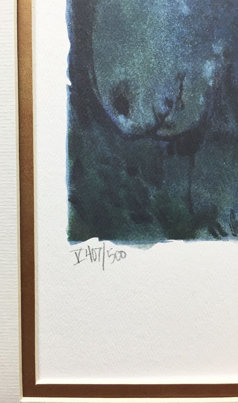 Marc Chagall "blue Bouquet" Newly CUSTOM FRAMED Limited Edition ...