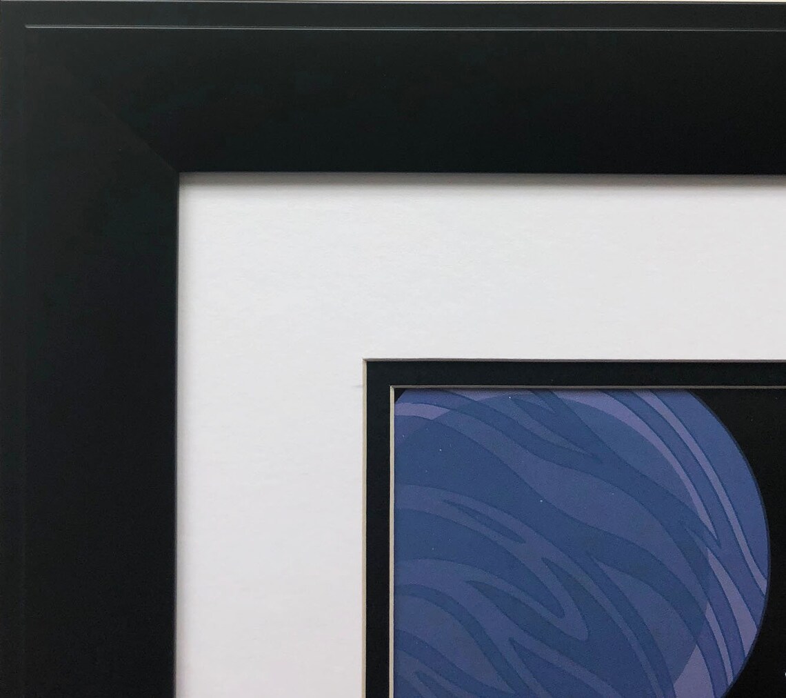 The Simpsons "bart in Space" New Custom Framed Art Print - Etsy
