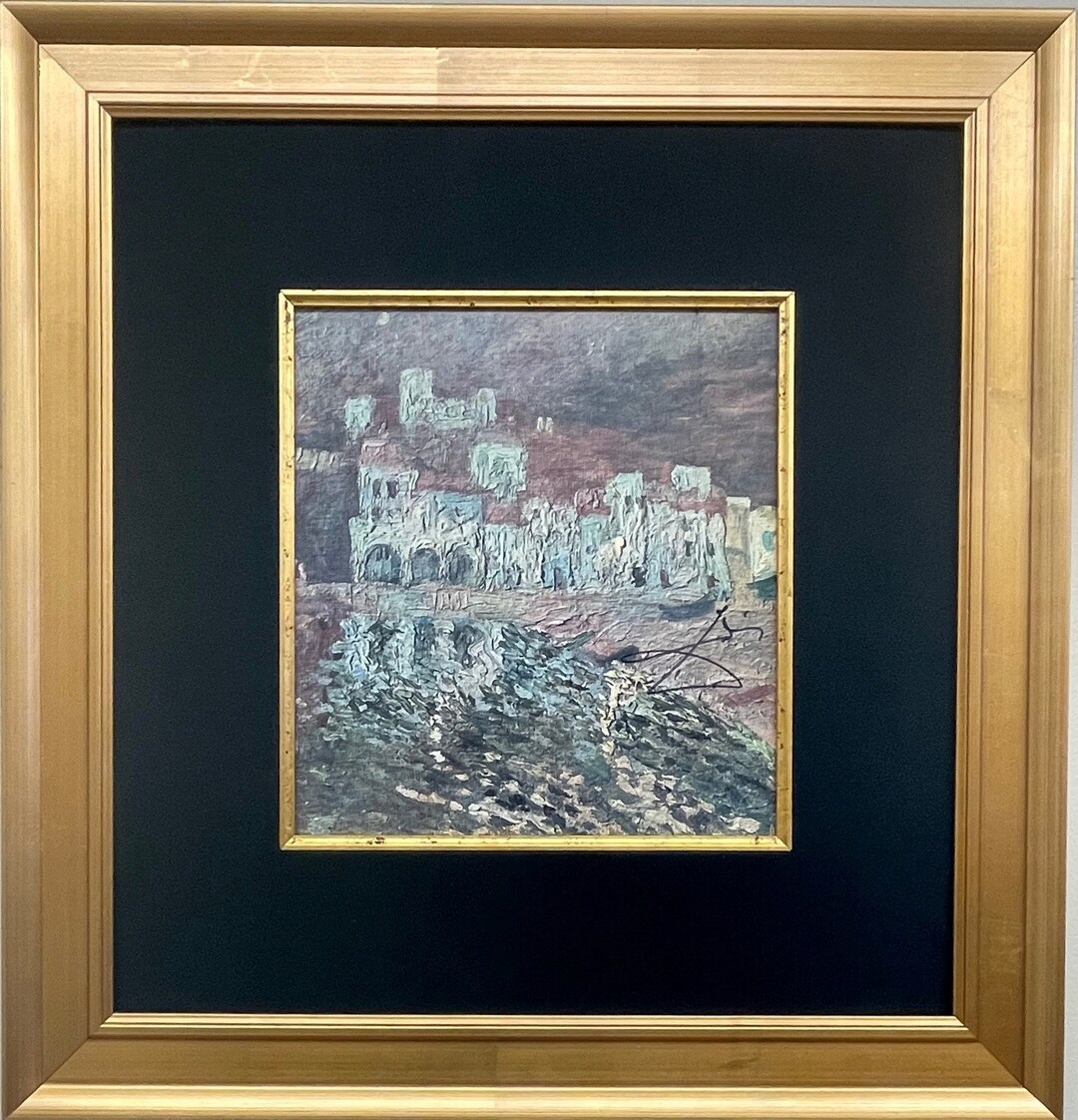 Salvador Dali "port Alguer" (spain) Hand Signed FRAMED Art - Etsy