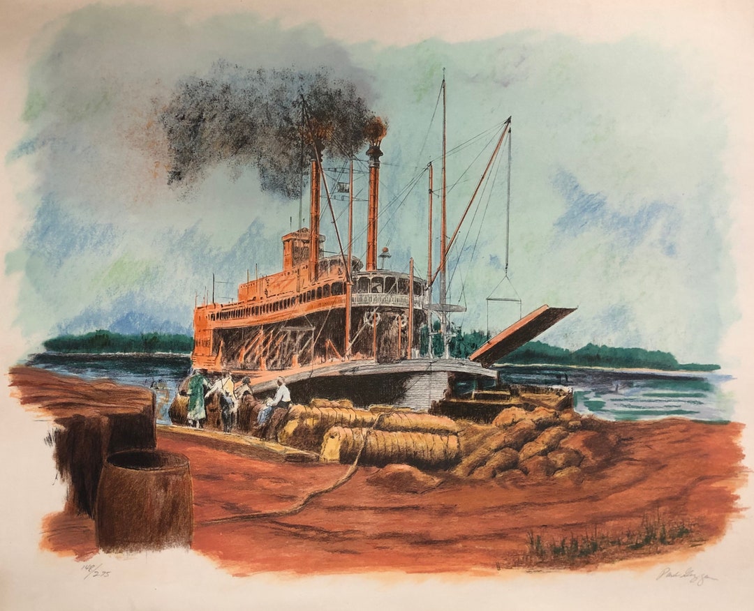Paul Geygan "river Run" Signed Limited Edition Litho Art - Etsy