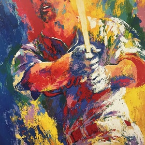 Leroy Neiman "mark Mcgwire" Custom FRAMED ART PRINT - Etsy