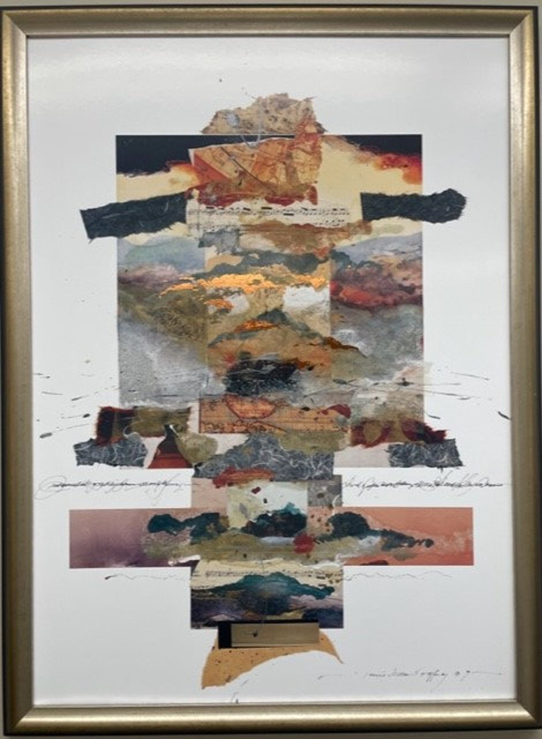 Joanne Miller Rafferty "melody and Memory" Custom Framed Art Music ...