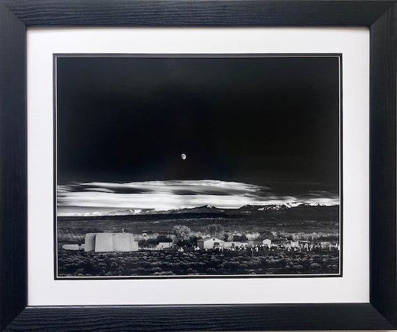 Ansel Adams moonrise Hernandez NM 1941 lg - Etsy