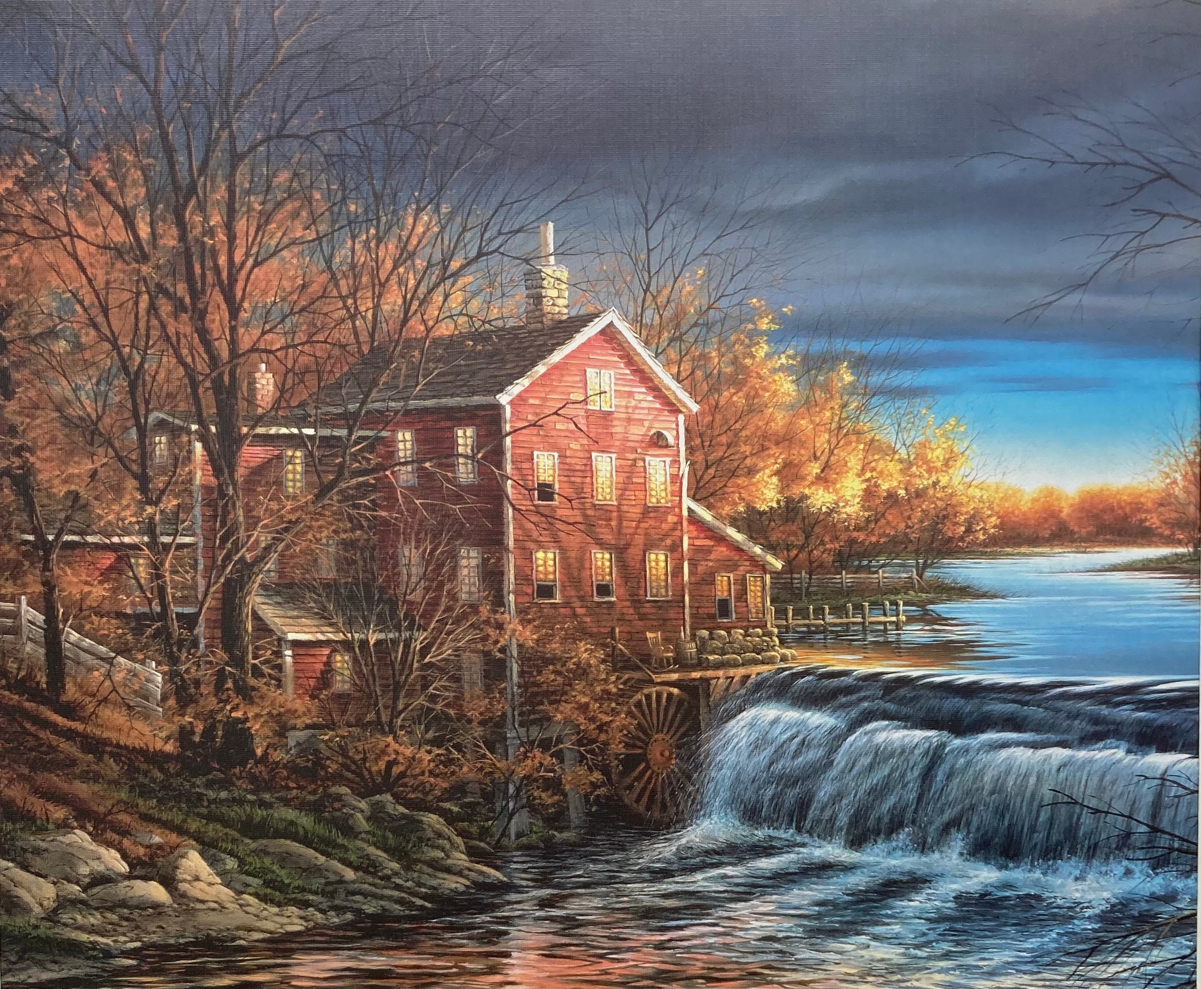 Terry Redlin "autumn Afternoon" Custom Framed Rural America Art Print ...
