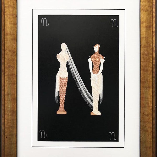 Erte Letter A - Etsy