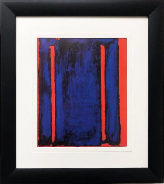 Mark Rothko sans titre-Harvard fresque croquis encadré art | Etsy France