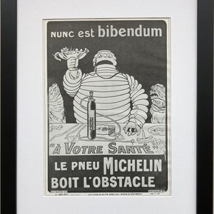 Vintage Bicycle Poster "michelin Tires" (1896) Framed Art - Etsy
