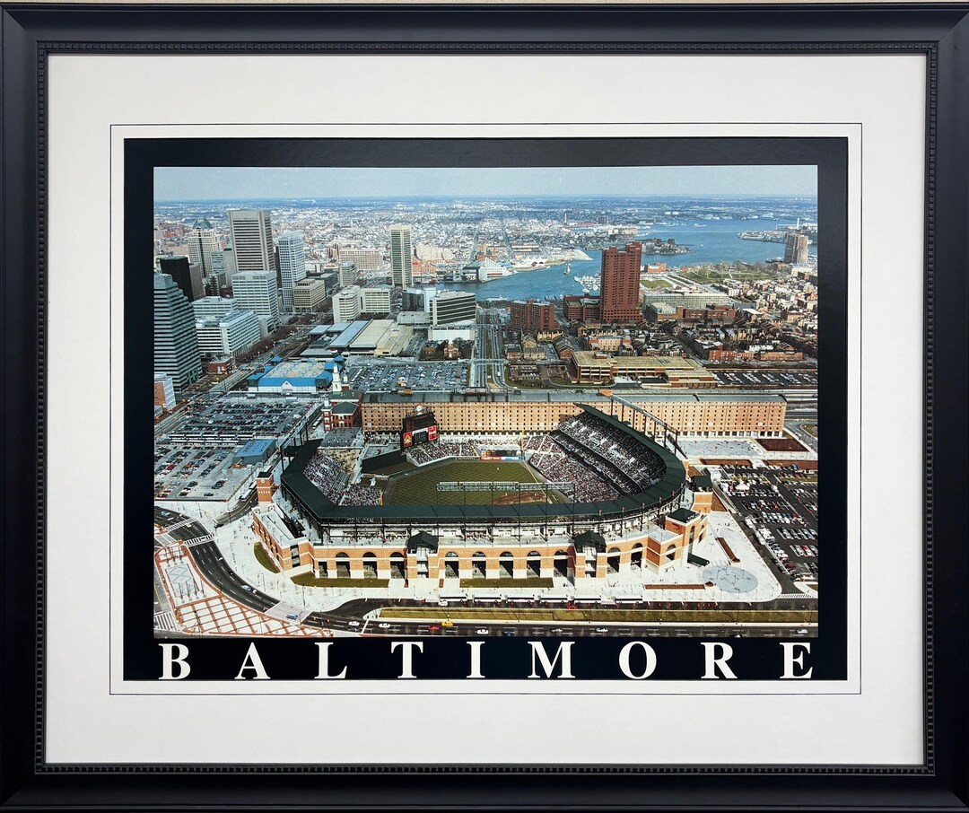Mike Smith "camden Yards- Baltimore, Md" Framed Baseball Stadium Art ...
