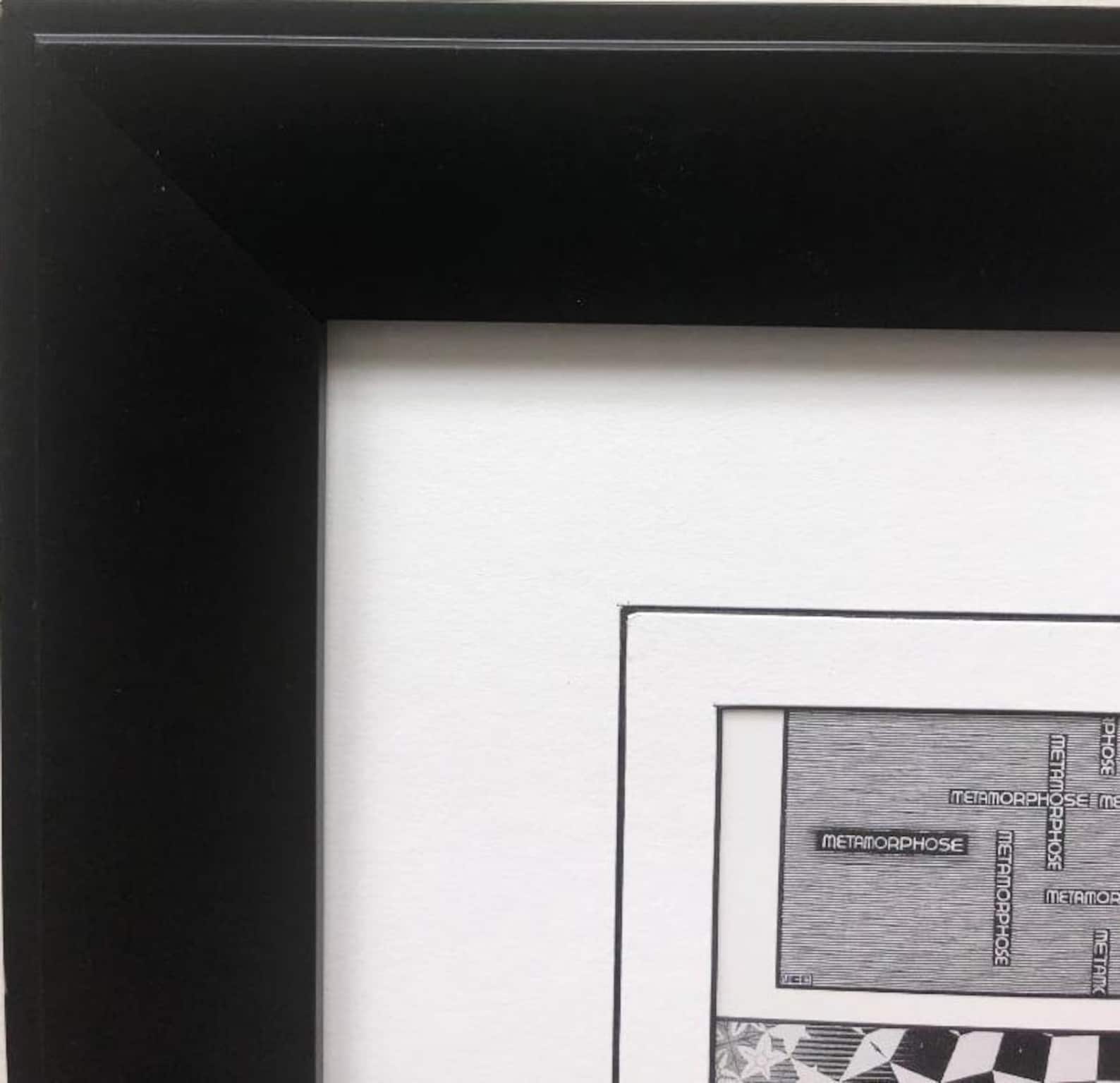 M.C.Escher Metamorphosis III CUSTOM FRAMED Art | Etsy